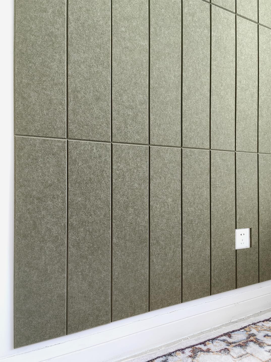Shiplap Felt Wall Panels for Interior Wall Decor, Accent Wall Paneling ...