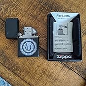 Amazon.com: Zippo Black Matte Pipe Pocket Lighter: Sports & Outdoors