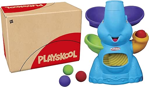 Amazon.com: Playskool Elefun Busy Ball Popper Active Toy for Toddlers ...