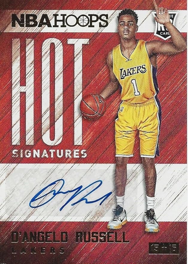 D'ANGELO RUSSELL 2015-16 Panini Hoops Basketball ROOKIE HOT SIGNATURES ...