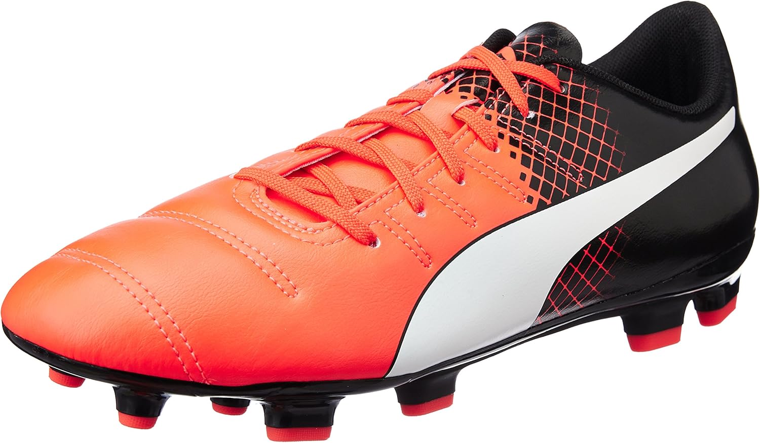 Puma EP 4.3 FG F6, Botas de fútbol para Hombre, Rojo (Blk/Wht/Red), 42 ...