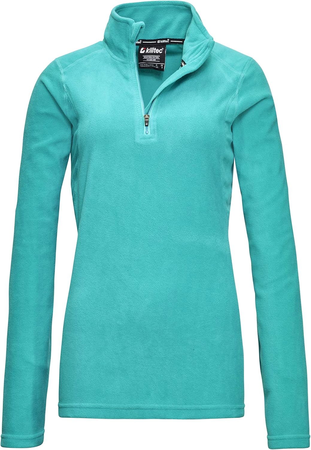 Killtec Women's Thônes Wmn Fleece Shrt Microfleece shirt with stand-up ...