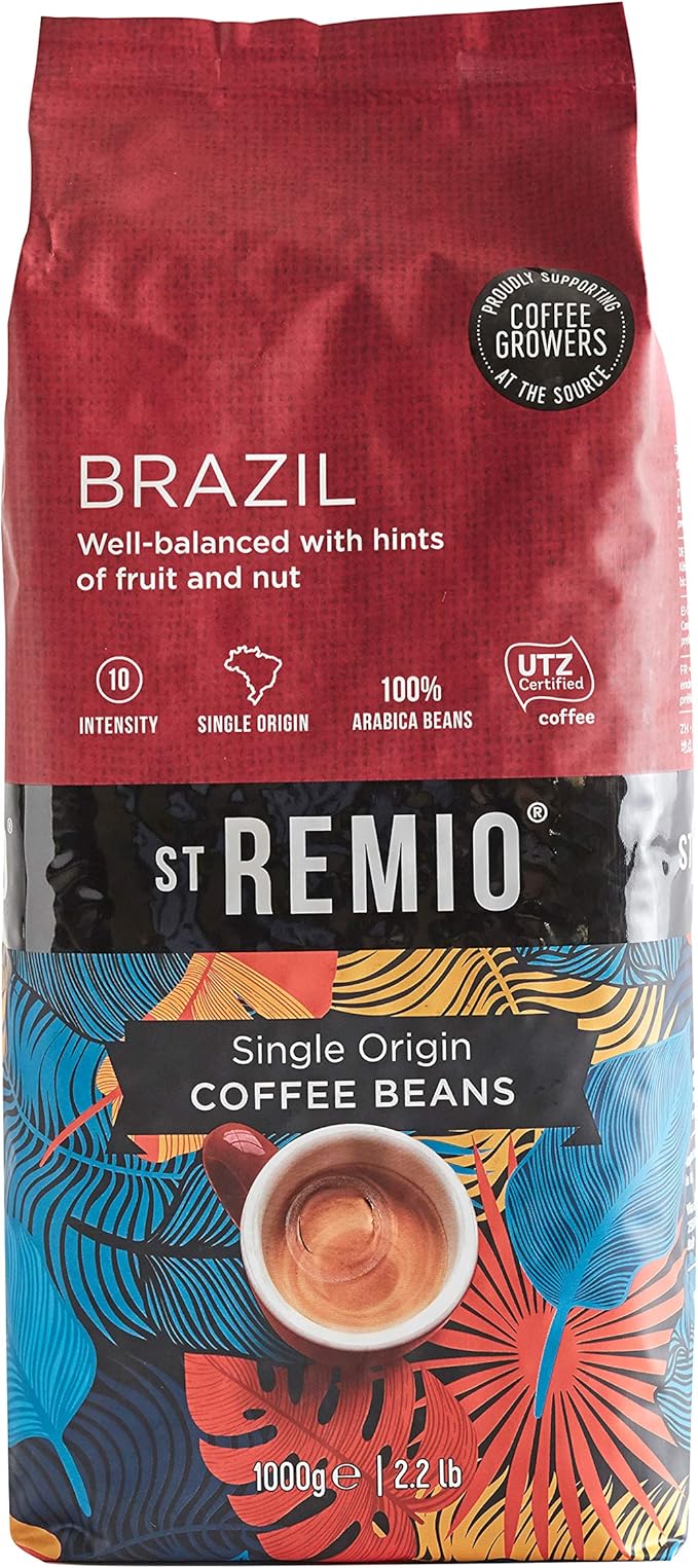 St REMIO Coffee Brazil 1KG Beans, 1 kg: Amazon.com.au: Grocery ...