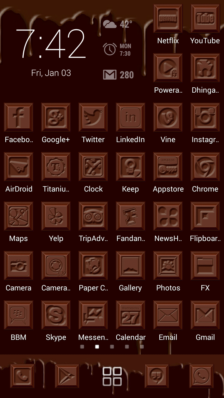 KitKat Android 4.4 Theme - 1200+ Icon Pack for your Launcher:Amazon.de ...