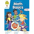 School Zone - Math Basics 5 Workbook - 64 Pages, Ages 10 to 11, 5th ...