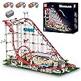 Amazon.com: Mould King Roller Coaster Building Set, Electrical Amusement Park Funfair Theme ...