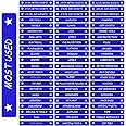 Amazon.com : Tenare Toolbox Organization Magnetic Labels - 66 Pcs Steel ...