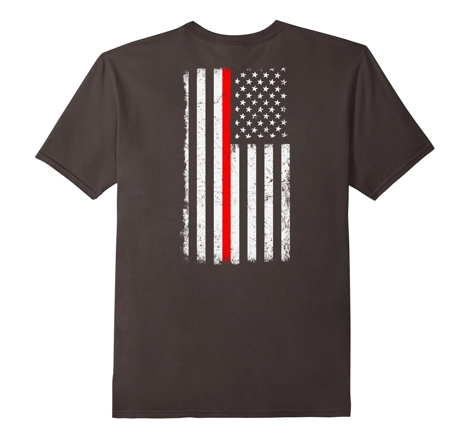 Firefighter shirts: Custom Thin Red Line US Flag T-shirt-Art – Artvinatee