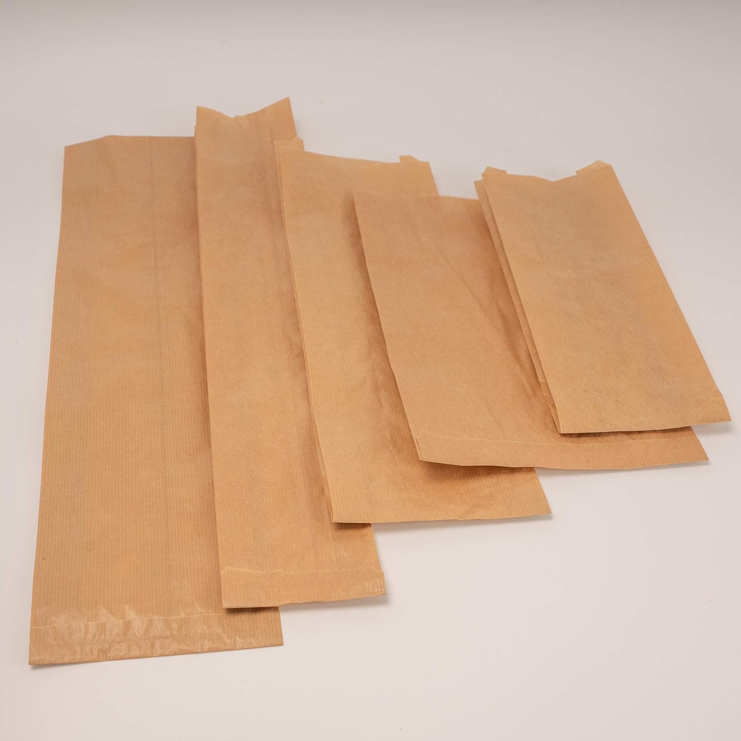 Kraft Flat Paper Bellows without Window | 14+5 (Bellow) x 41 cm | Pack ...
