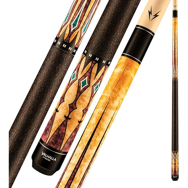 値打ち品 海外輸入品 ビリヤード VA203 Viking Valhalla 200 Series No Wrap 2 Piece 58” Pool Cue Stick (18oz， V 新作 ...