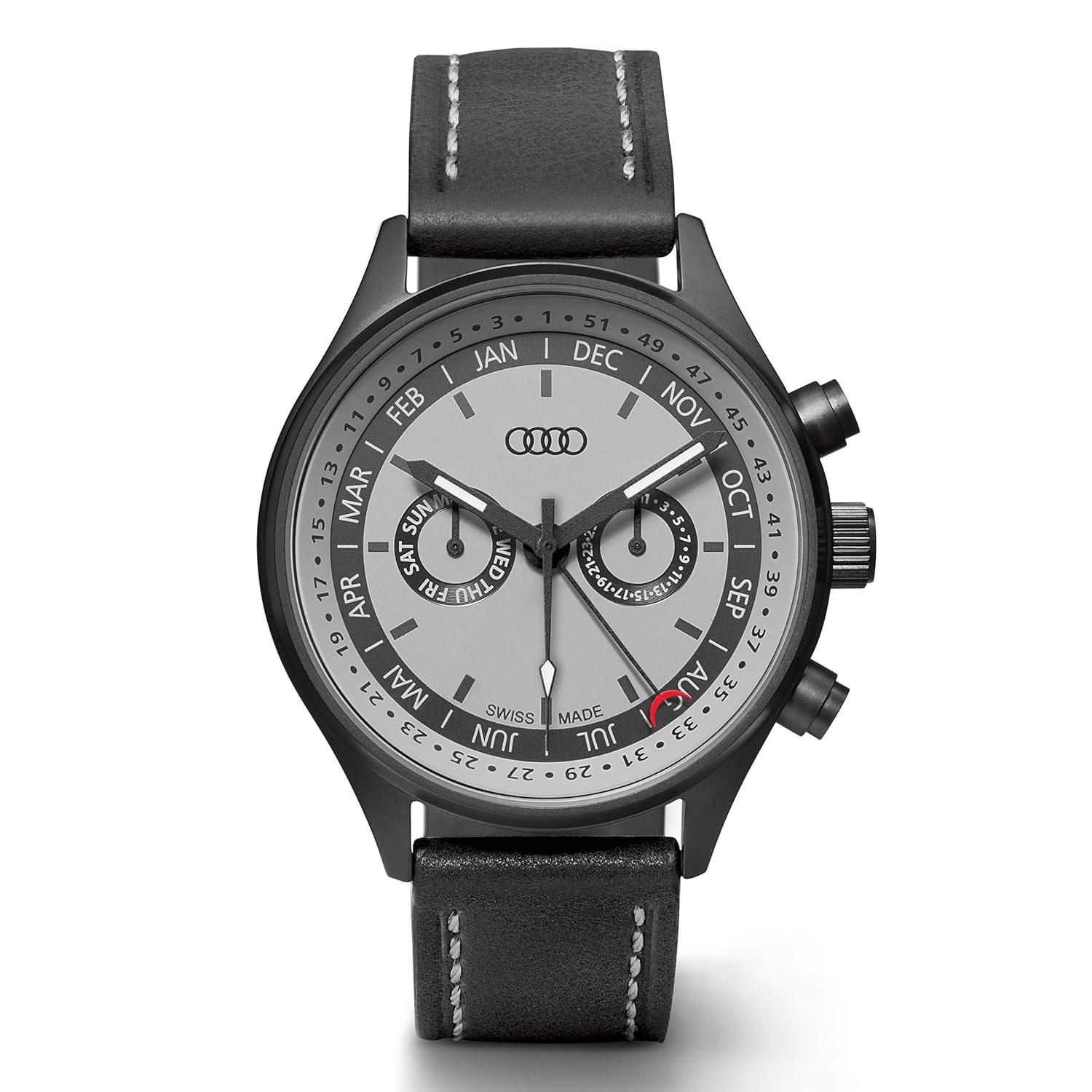 Audi Uhr Kalenderwoche, grau/schwarz - 3101600400: Amazon.co.uk: Car ...