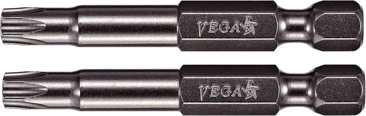 VEGA T45 TORX Security Bits. Professional Grade ¼ Inch Hex Shank TORX T ...