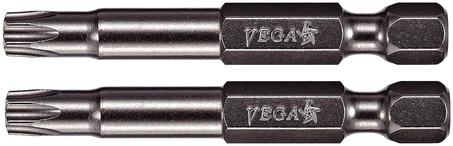 VEGA T40 TORX Security Bits. Professional Grade ¼ Inch Hex Shank TORX T ...