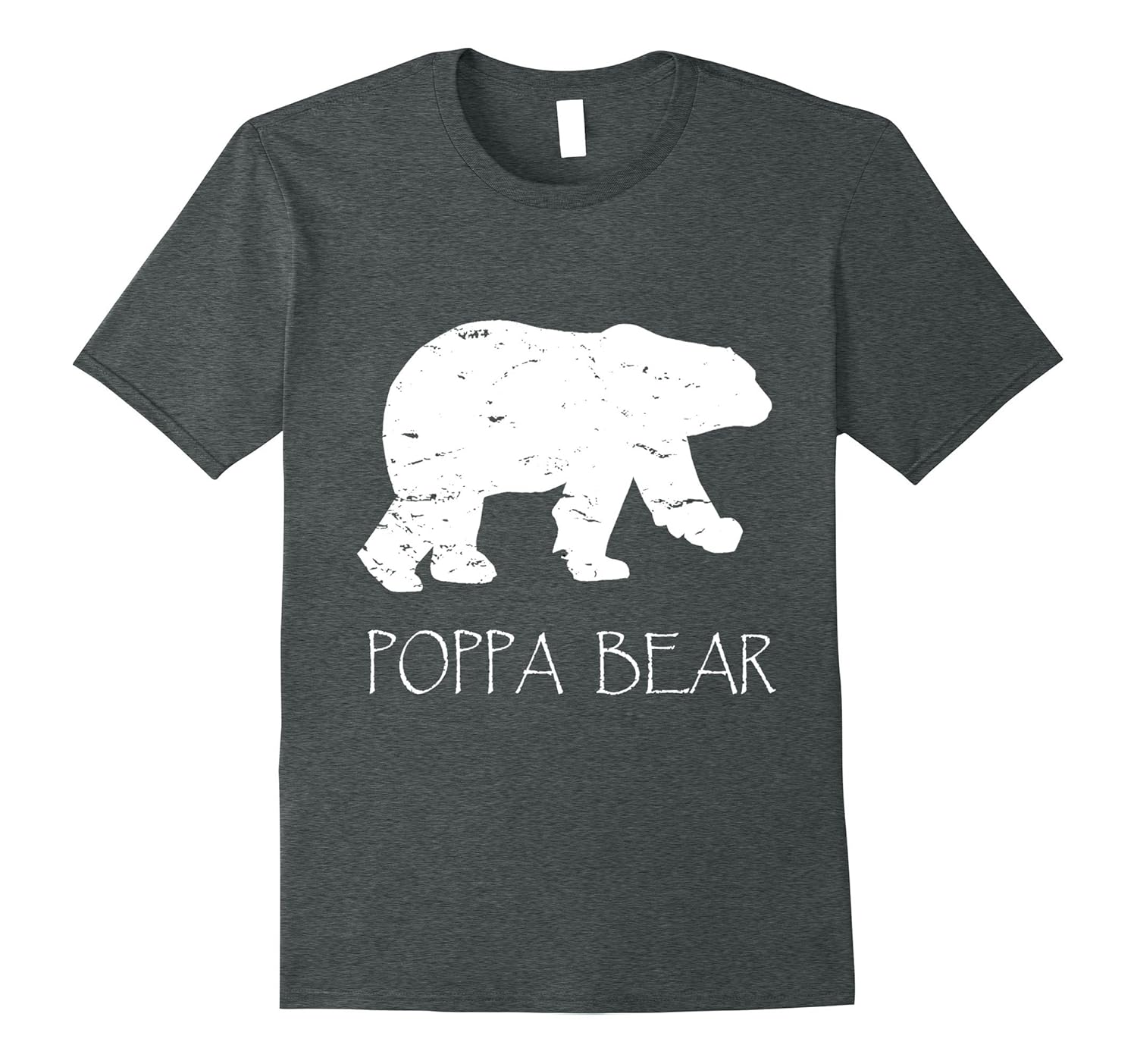 Mens Poppa Bear Outdoor T-Shirt -Weathered Style Bear-RT – Rateeshirt