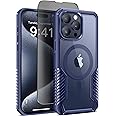 Amazon.com: MOBOSI for iPhone 15 Pro Max Case with Screen & Camera Lens Protector, [Compatible ...