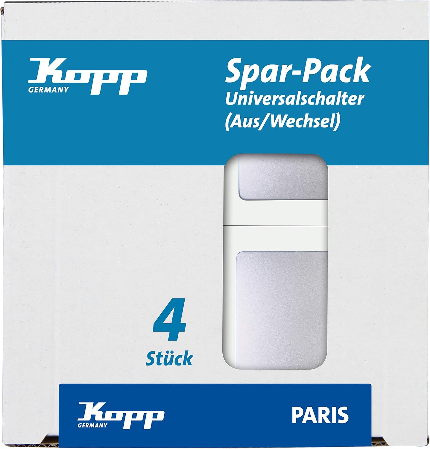 Kopp Paris 652620014 Universal On/Off Switches Pack of 4 – BigaMart