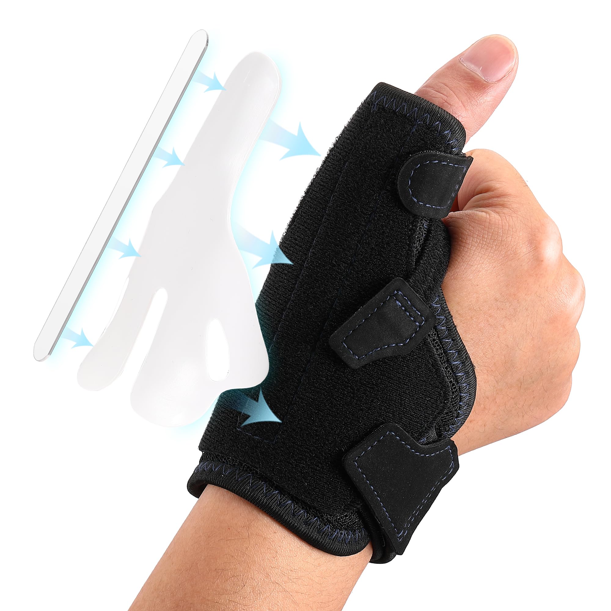 OPSELU Thumb Brace,New Upgraded 2 in 1 Removable Thumb Splint Left ...