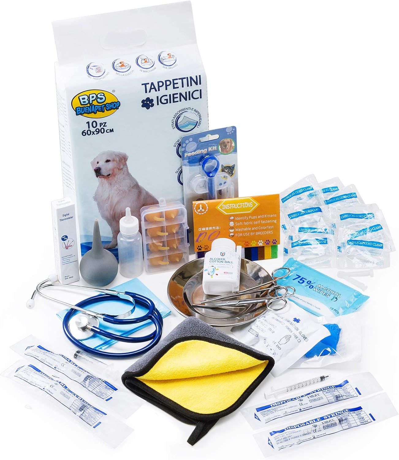 GSSFASHION Whelping Kit, Delivery of Kitten and Puppy Whelping Kit with ...