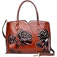 Amazon.com: PIJUSHI Top Handle Satchel Handbags for Women Designer ...