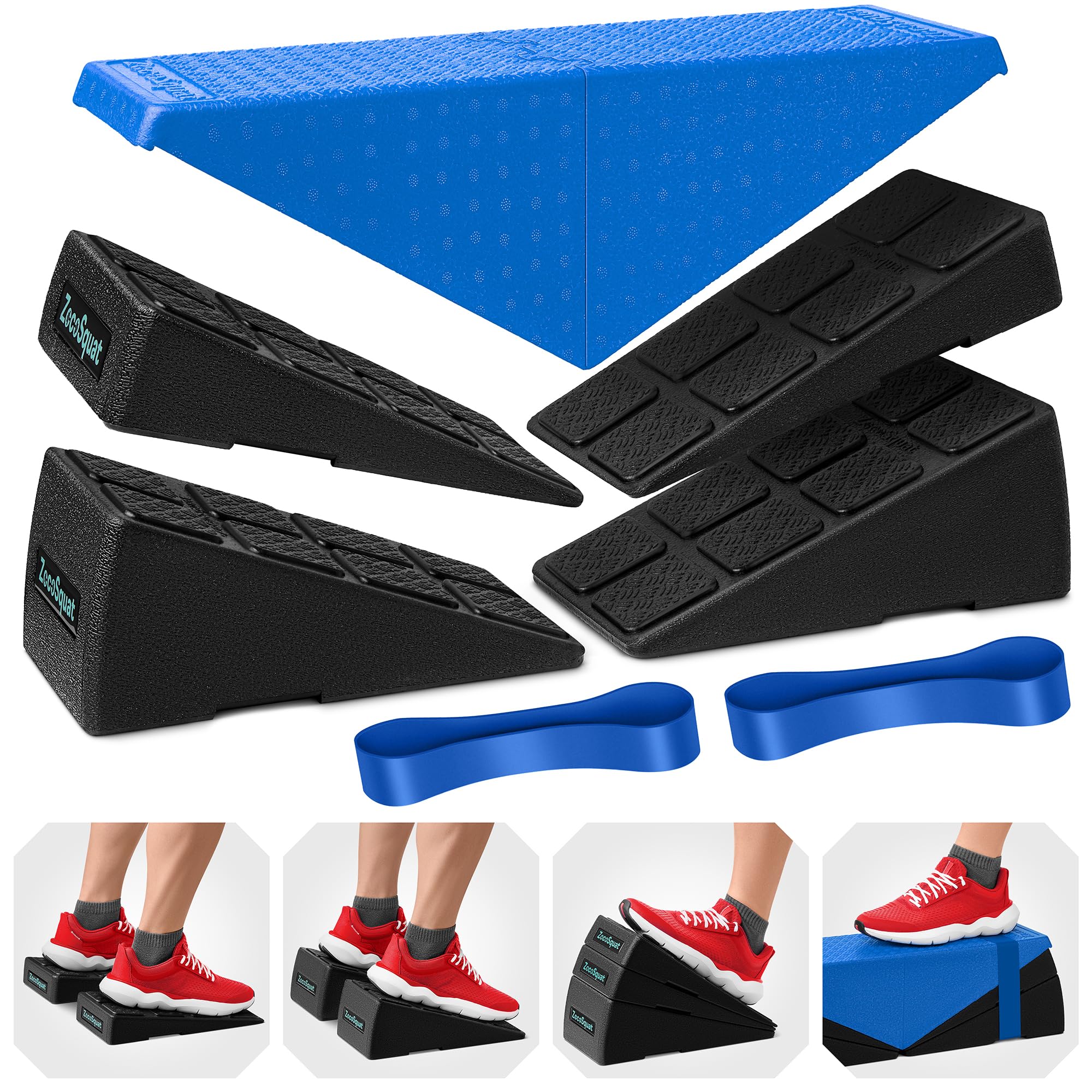 Squat Wedge - Squat Wedge Block 520 LBS Weight Capacity - Slant Board ...