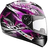 LS2 FF351 FF352 flattern Pink Lila Damen Integral Motorrad Helm ...