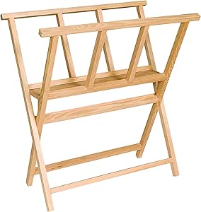 Amazon.com: Creative Mark Folding Wood Large Print Rack - Perfect for ...