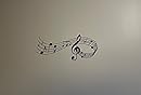 Amazon.com: Music Notes Notation Band Wall Sticker Decal, AUHOKY ...