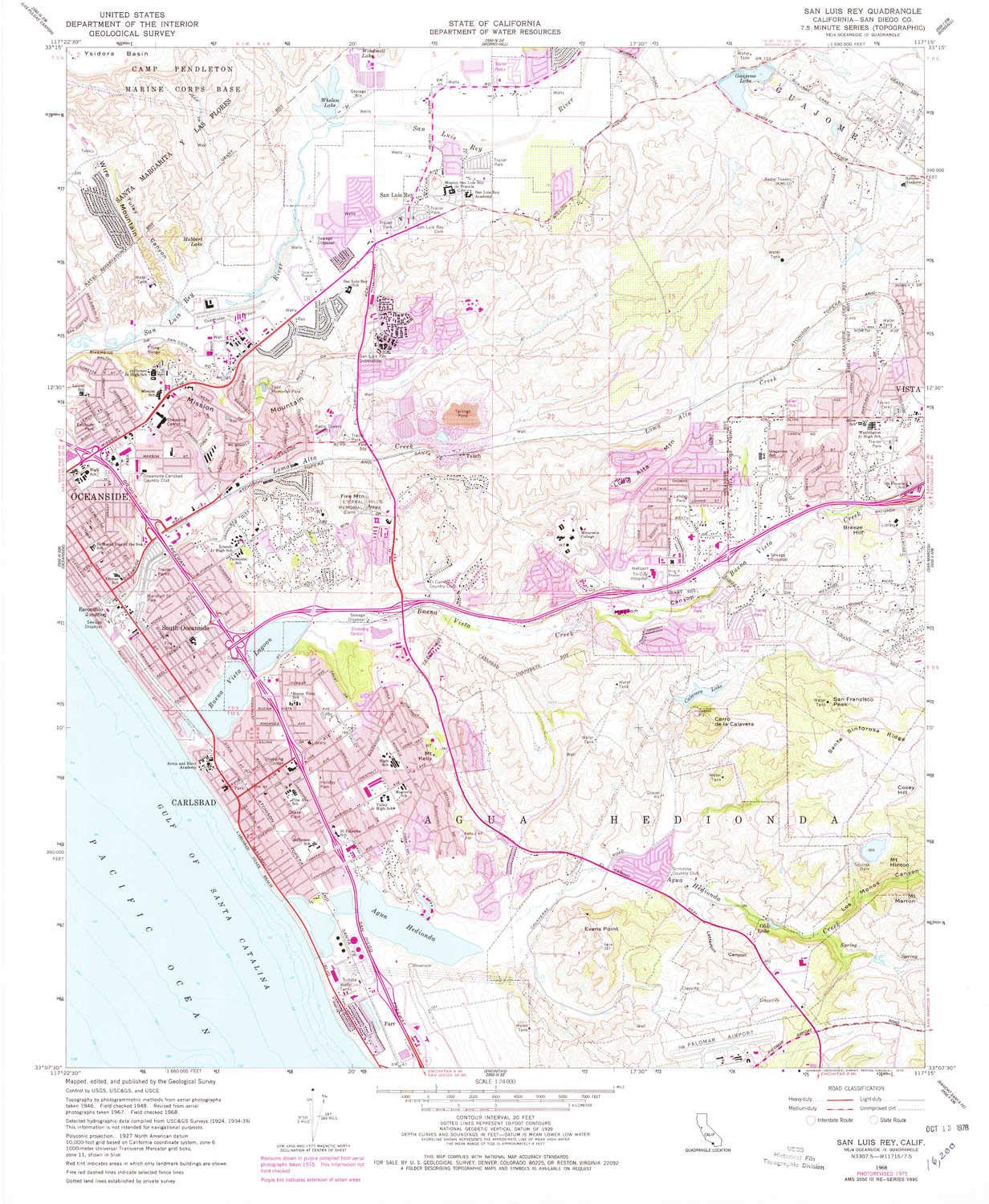 Camp Pendleton Zip Code Map - Map