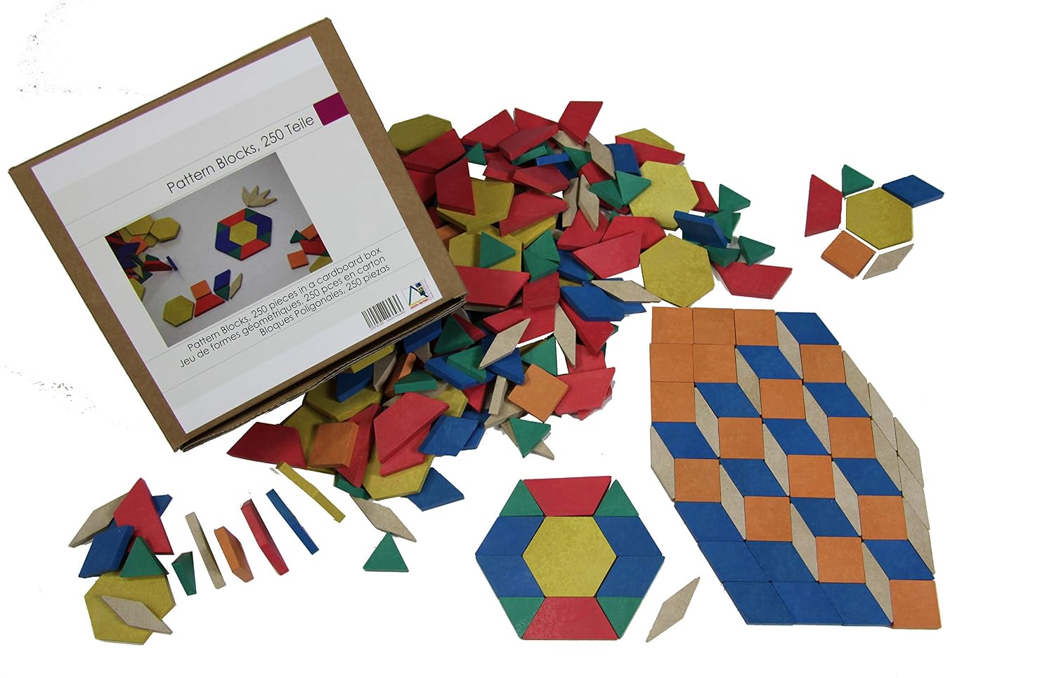 WISSNER Wood Puzzle – Puzzle Game Pattern Blocks, from Patented Eco ...