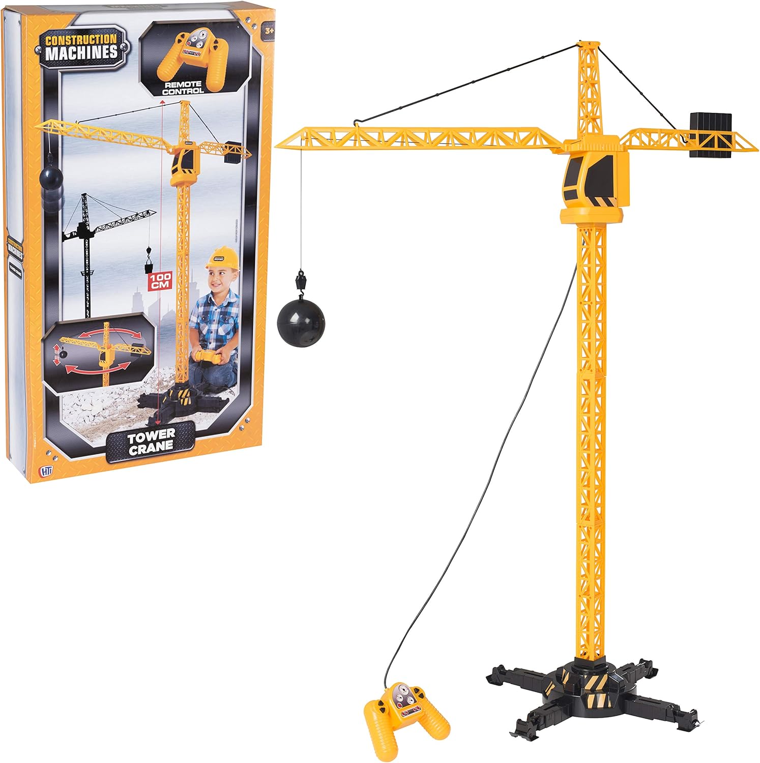 HTI Toys Construction Machines Tower Remote Control Crane | Little ...