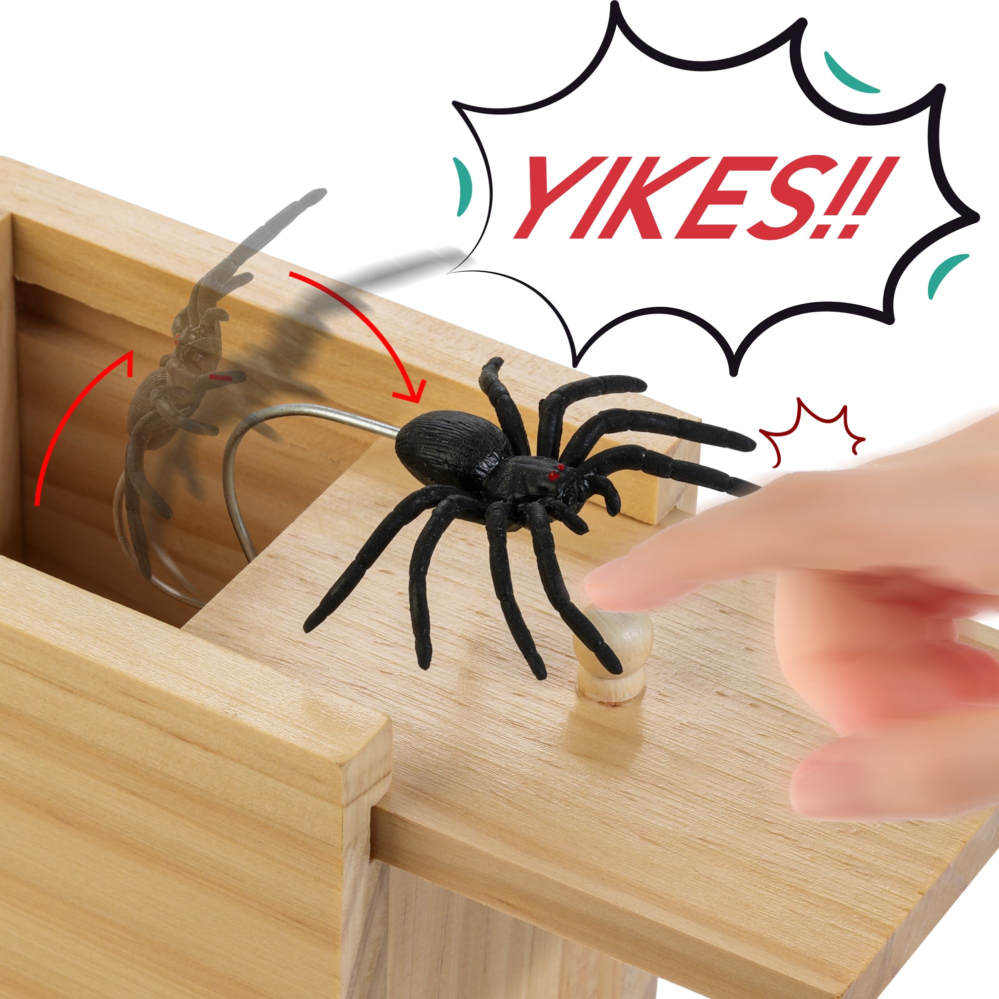 Mua AMAWOOD Spider Prank Box Gag Gifts for Adults and Kids, Large Funny ...
