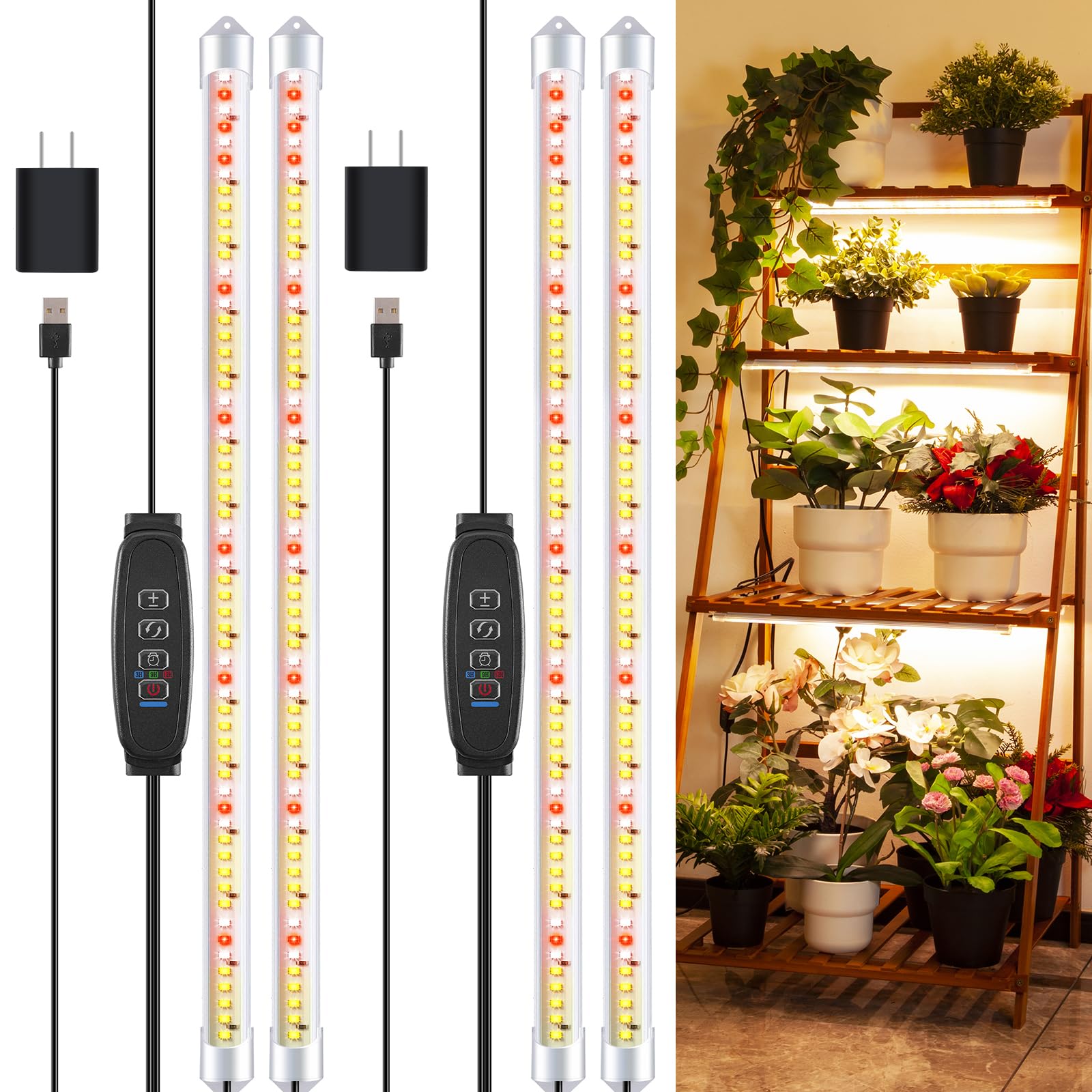 Mua LED Grow Light Strips, 120 LEDs Full Spectrum Grow Lights for ...