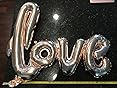 Amazon.com: Large Rose Gold Love Script Balloon