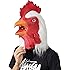 Amazon.com: HMS Rooster Mask with Faux Fur Trim, White, One Size: Clothing