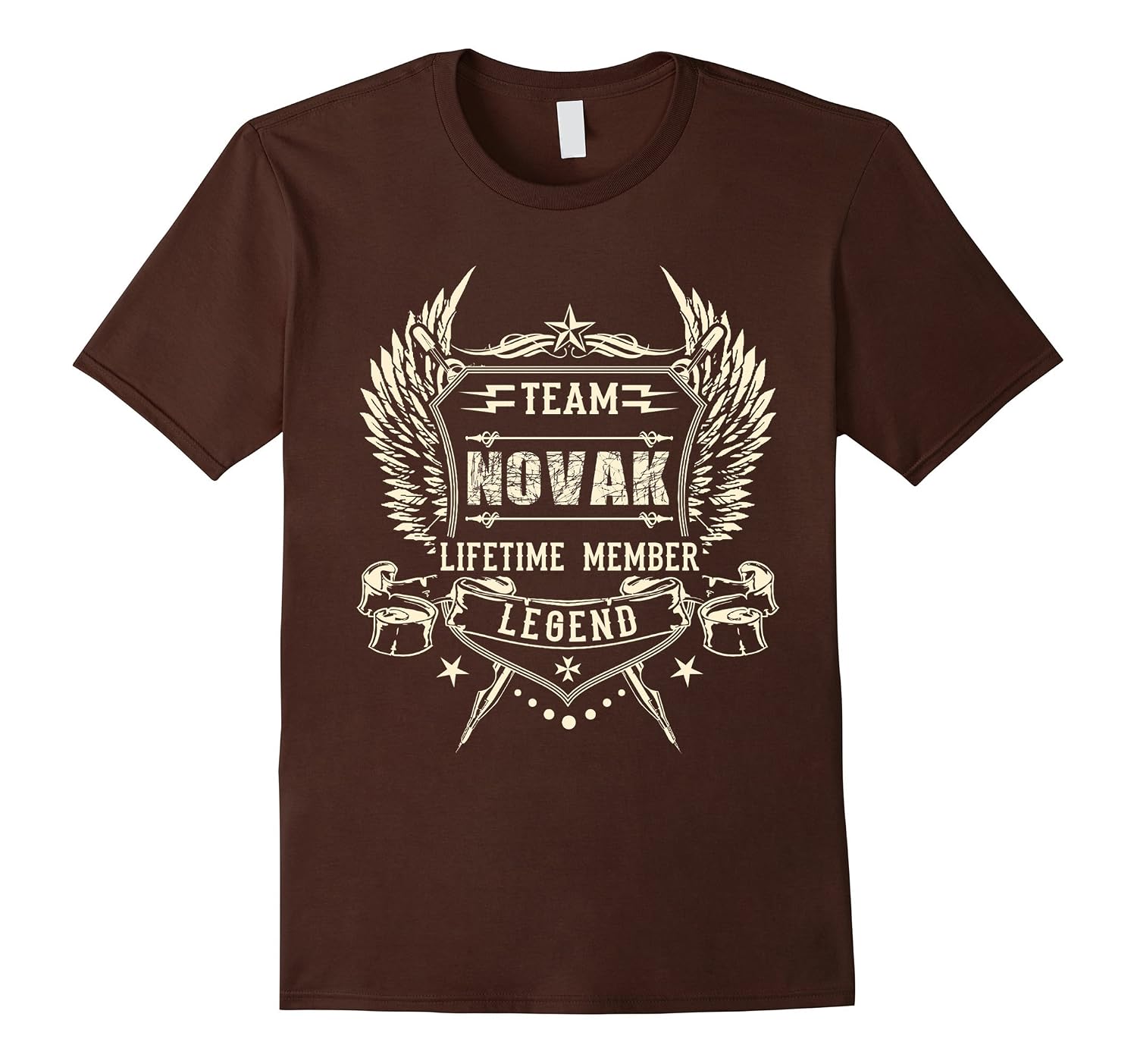 Team NOVAK Family T-Shirt, Team NOVAK lifetime member shirts-Art ...