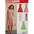 Amazon.com: New Look Sewing Pattern 6750 Misses Dresses, Size A (8-10 ...