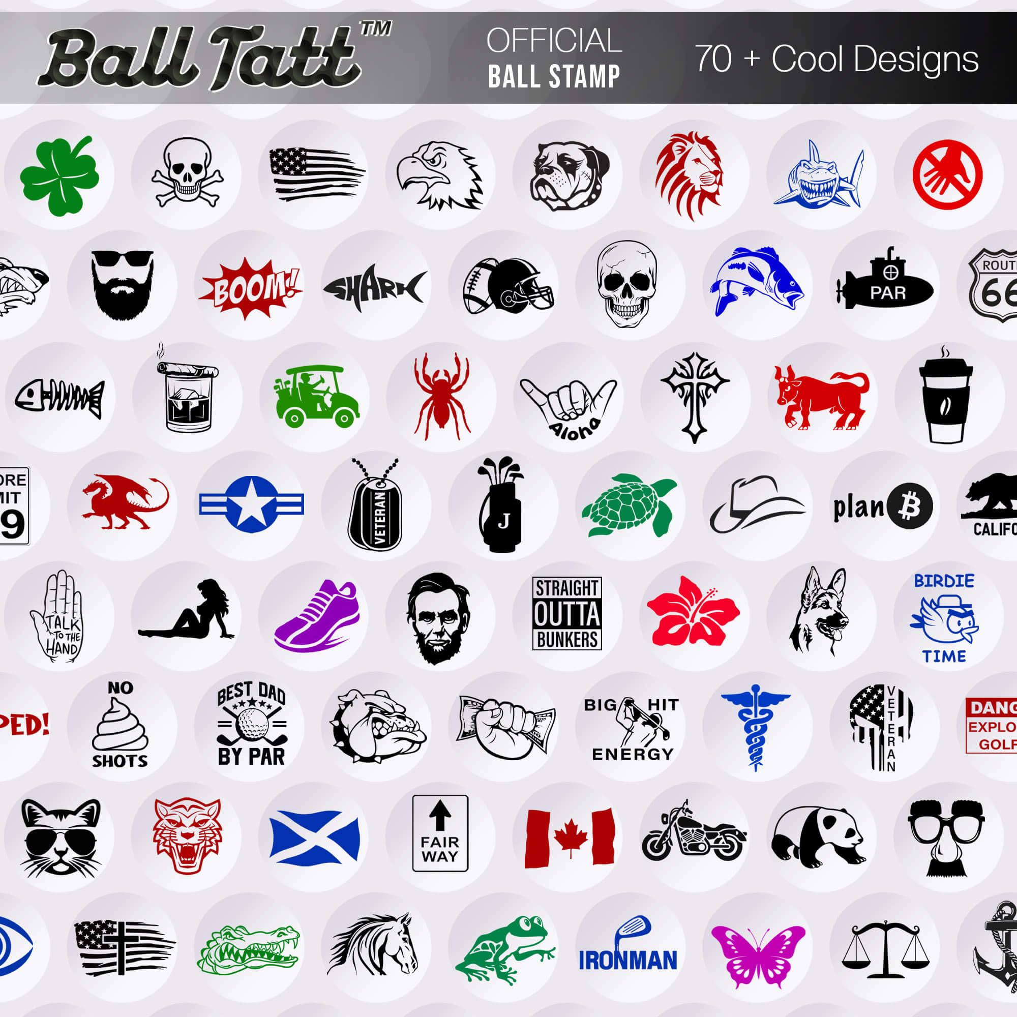 Mua Ball Tatt - Golf Ball Stamp, Golf Ball Stamper, Self-Inking Golf ...
