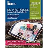 Amazon.com: EQ Printables Inkjet Fabric Sheets,1 Pack : Office Products