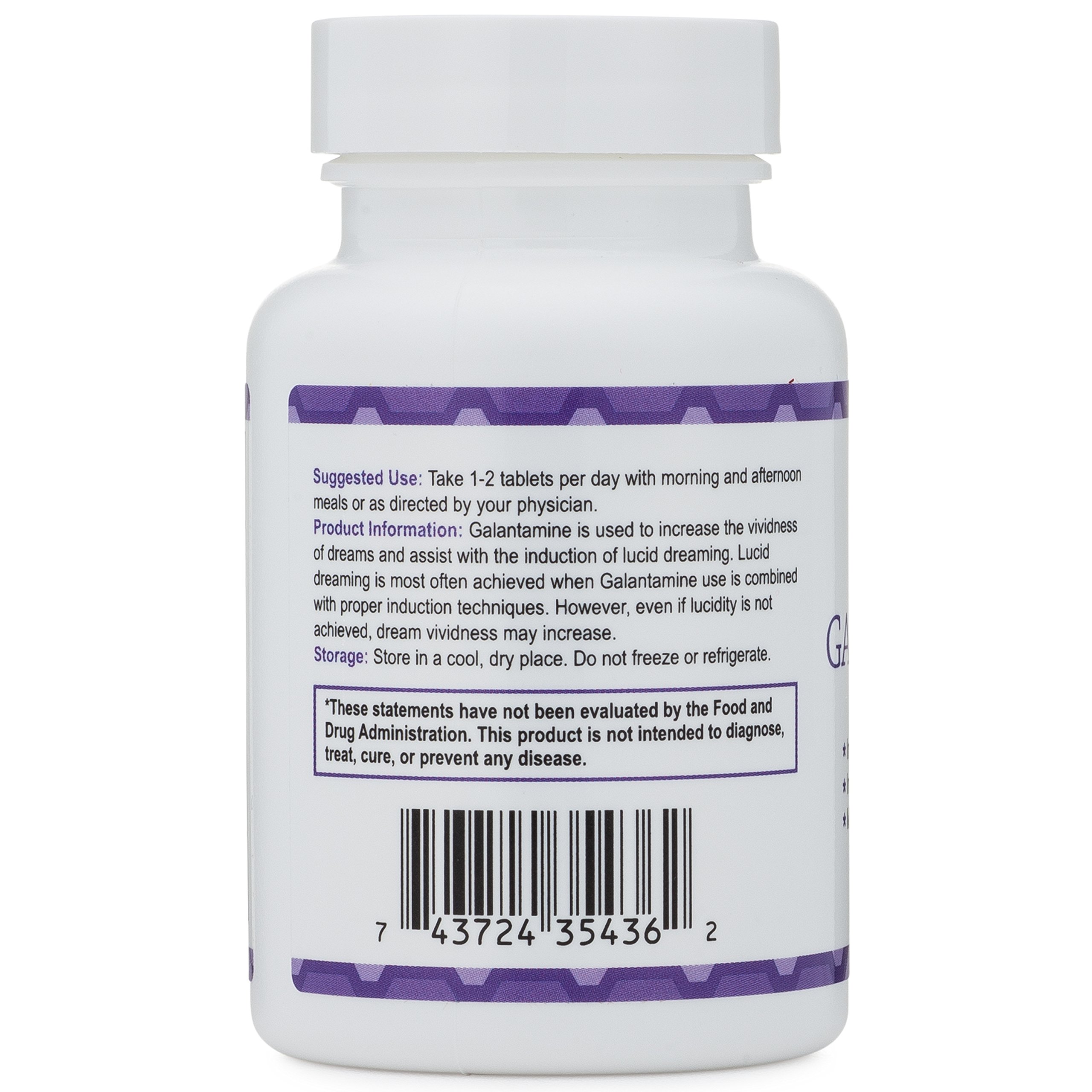 Galantamine Lucid Dreaming Nootropic Supplement 4 Mg 60 Tablets galantamine-lucid-dreaming-nootropic-supplement-4-mg-60-tablets