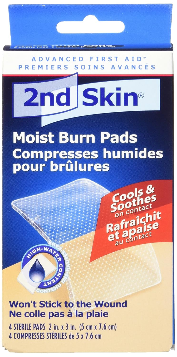 Spenco 2nd Skin Moist Burn Pads, Medium (2 x 3 Inches), 4-Count: Amazon ...