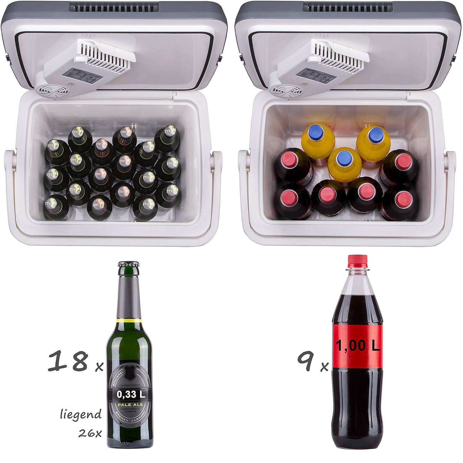 Frigoriferi Box frigo portatile Frigobox | Box frigo 32 litri Mini ...