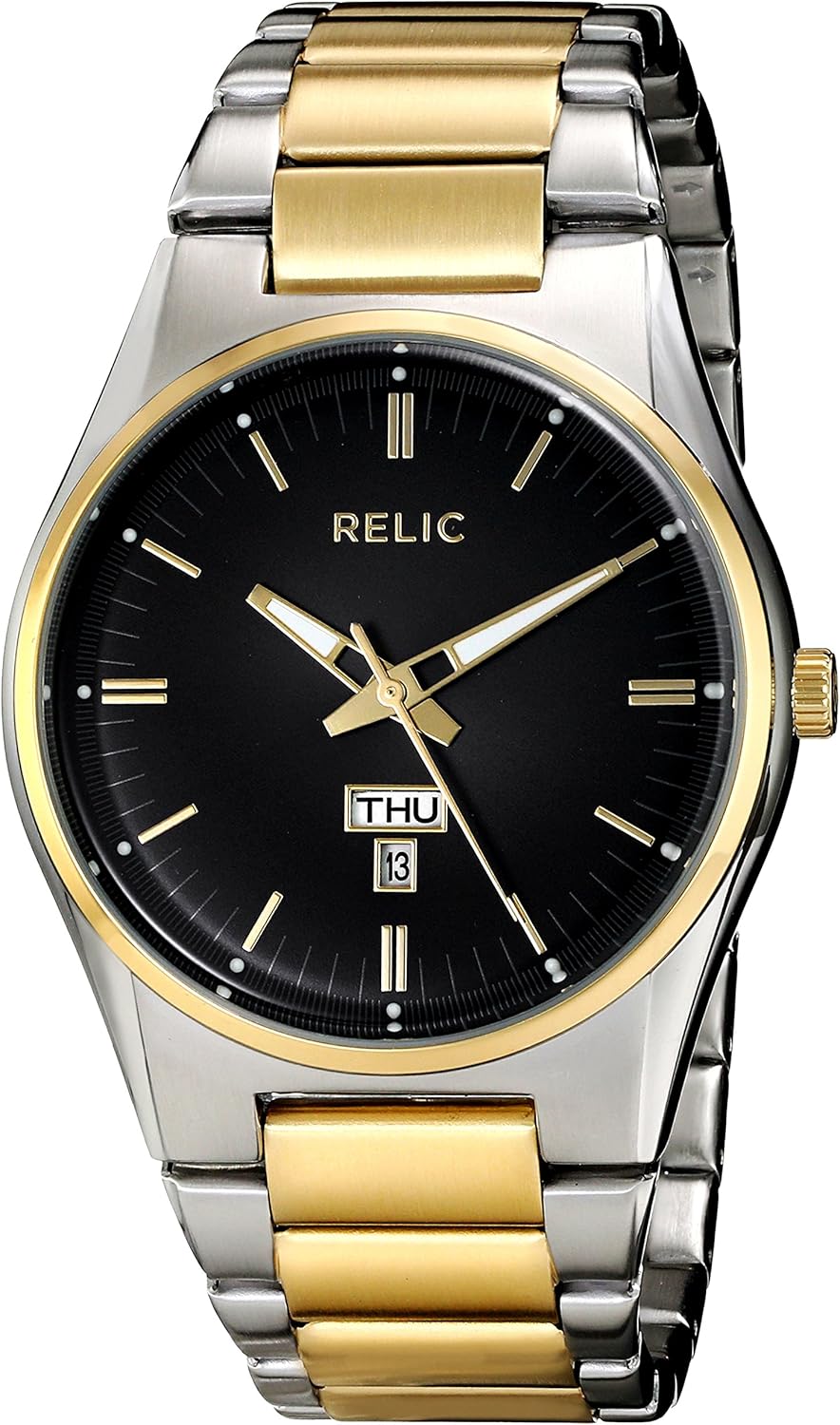 Relic Men's ZR12123 Analog Display Analog Quartz Two Tone Watch ...