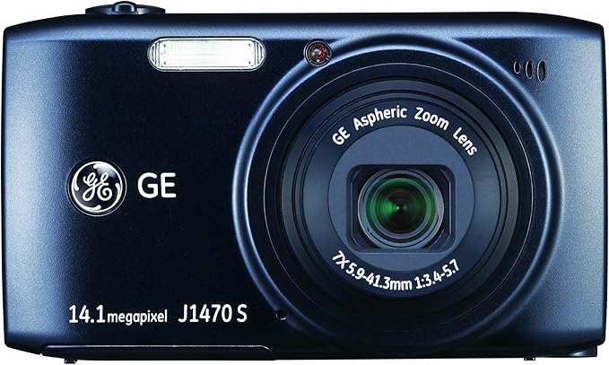 General Imaging J1470S-BK GE Digital Camera HD Video 14MP 7X3-Inch LCD ...