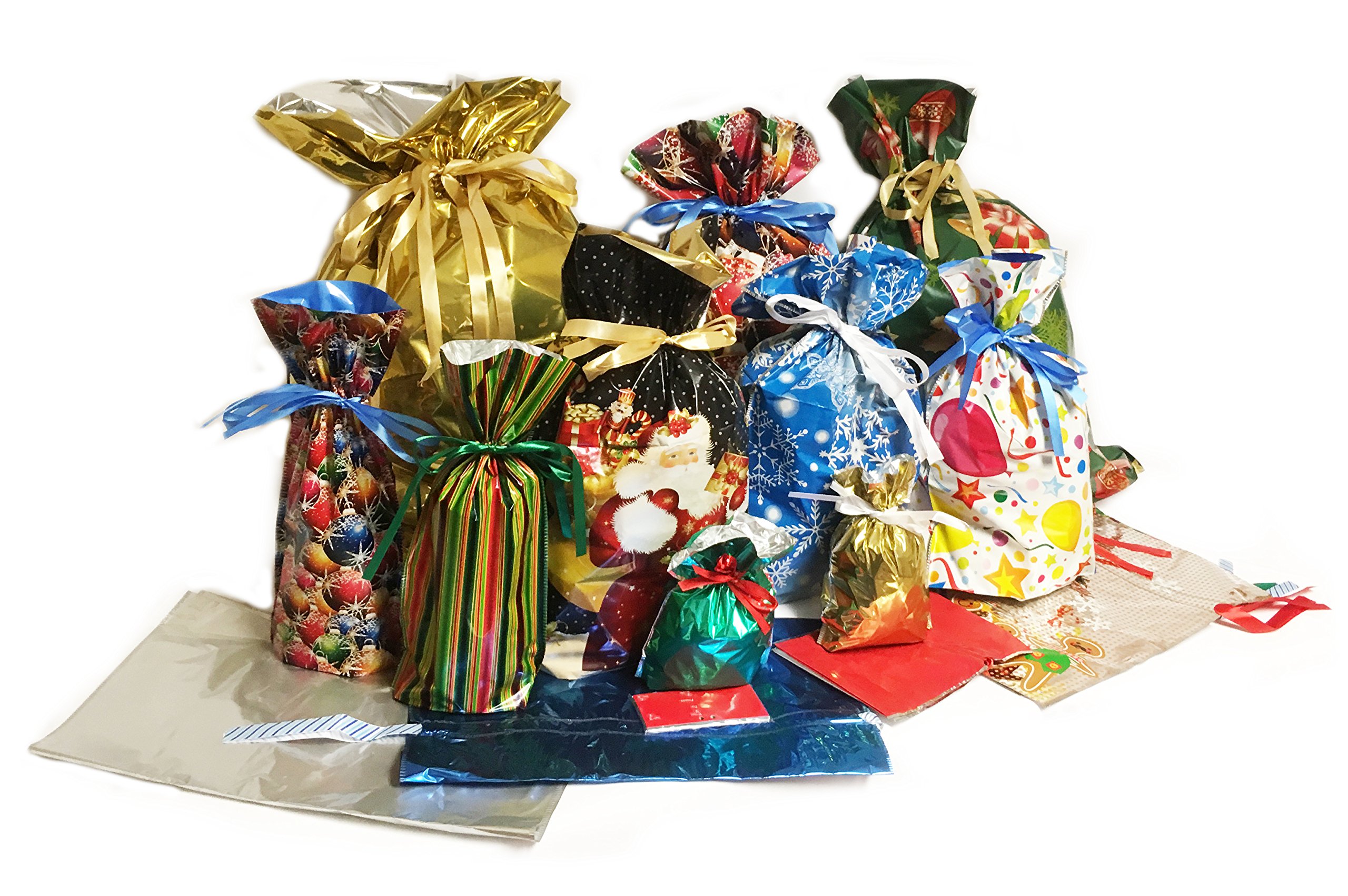 Amazon.com: Giftmate 60 Piece 1-2-3 Gift Bag & Tag Set - Easy Gift ...