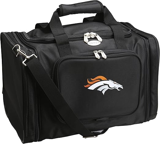 Amazon.com : NFL Denver Broncos Travel Duffel Bag, 22-Inch, Black ...