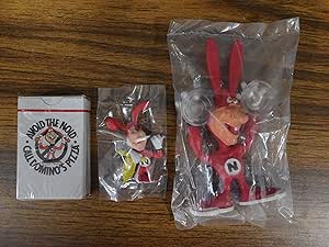 Amazon.com: DO DOMINO'S PIZZA 1989 The Noid Rubber Figurine Set of 3 ...