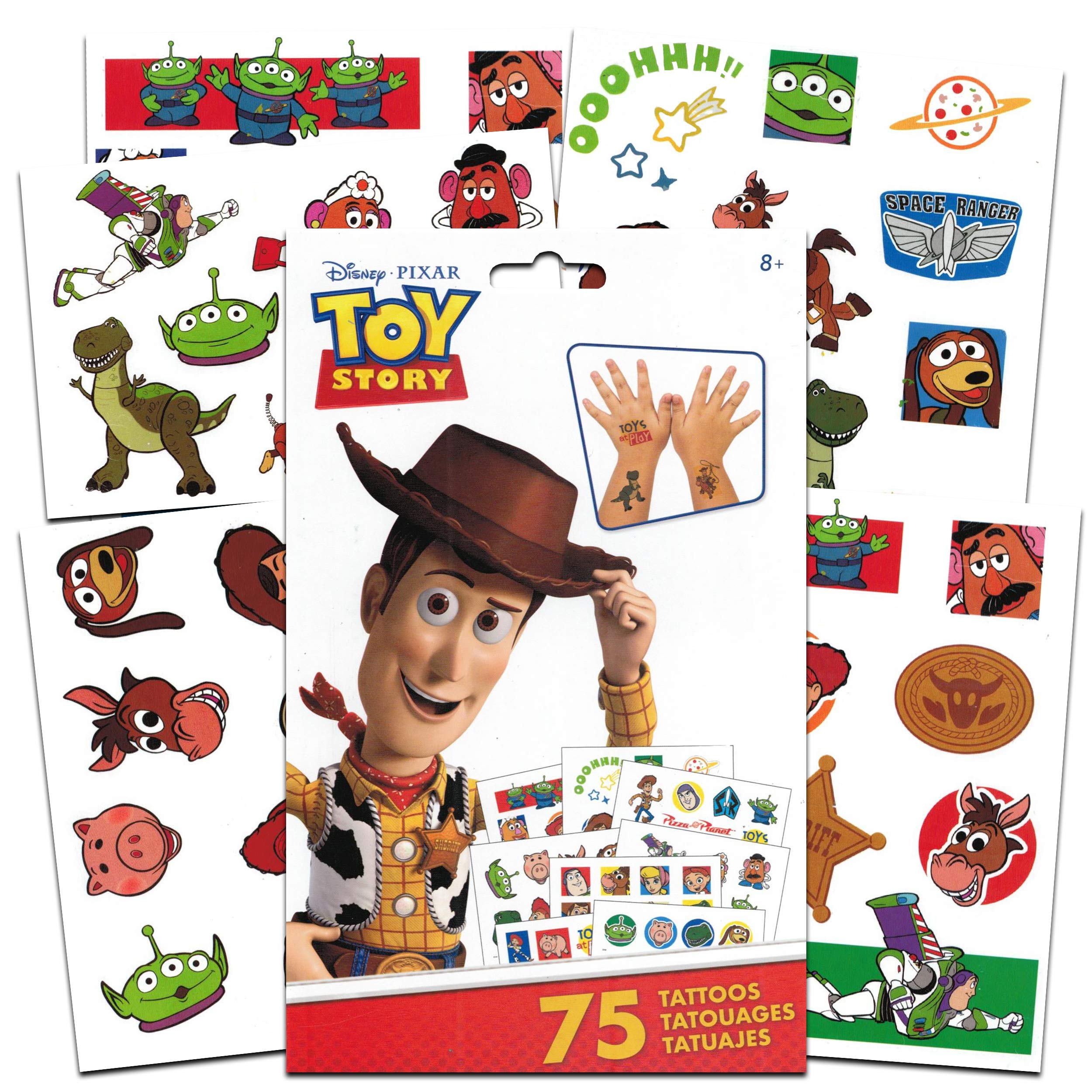 Disney Pixar Toy Story Tattoos Party Favors Pack Bundle Includes 75 Toy Story Temporary disney-pixar-toy-story-tattoos-party-favors-pack-bundle-includes-75-toy-story-temporary
