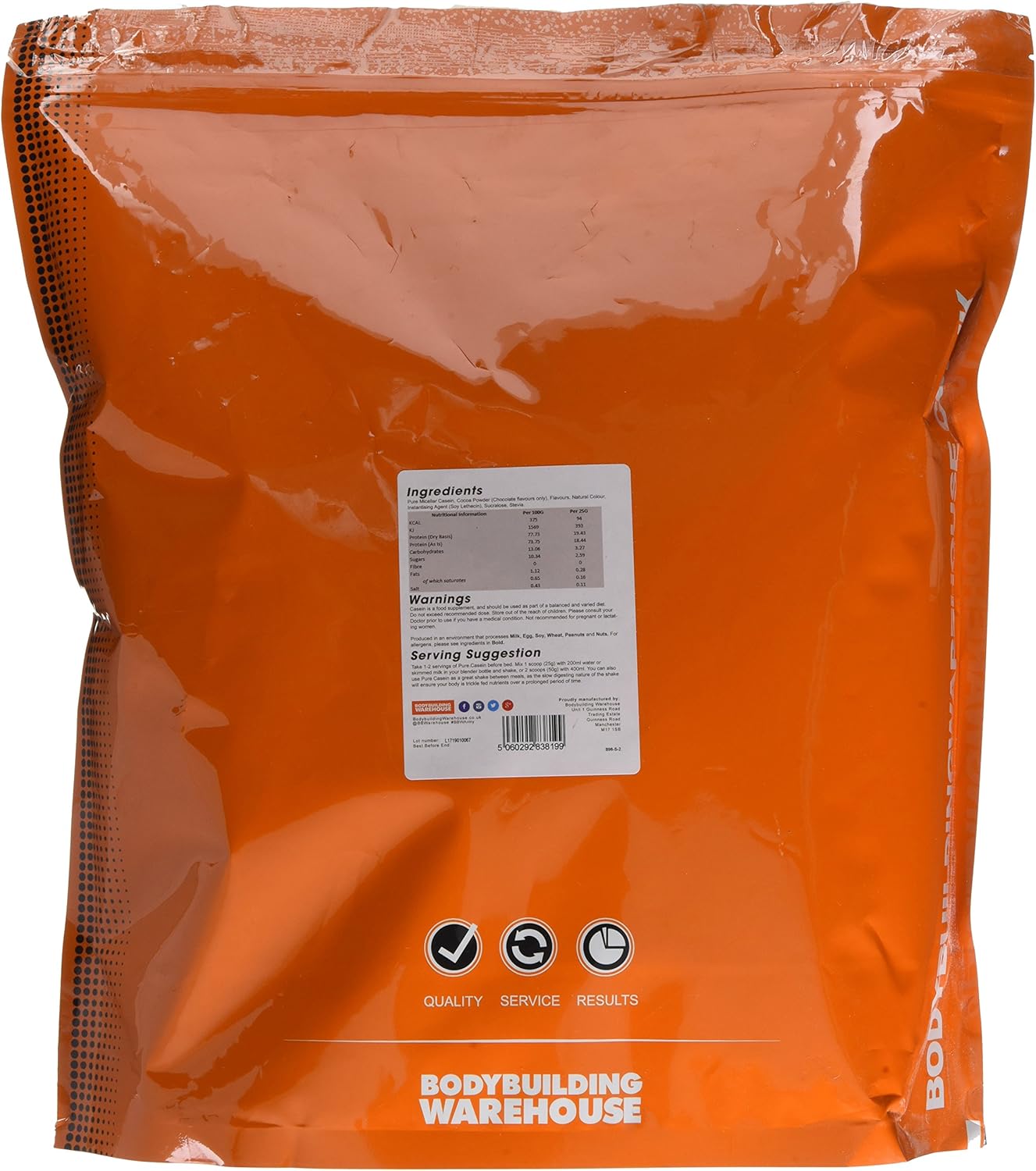 Bodybuilding Warehouse Pure Micellar Casein Protein Powder – Slow ...