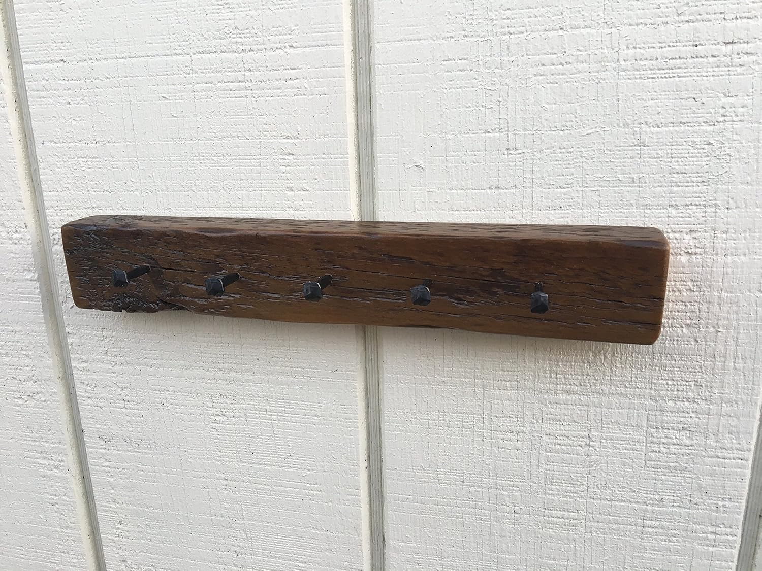 Amazon.com: Rustic Key Hanger made from Reclaimed Barn Wood: Handmade