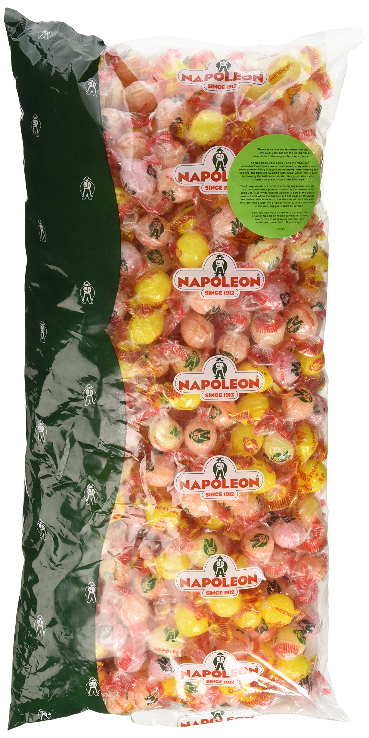 Amazon.com : Napoleon Lemon Sours hard candy - Giant 7 pound bag (112 ...